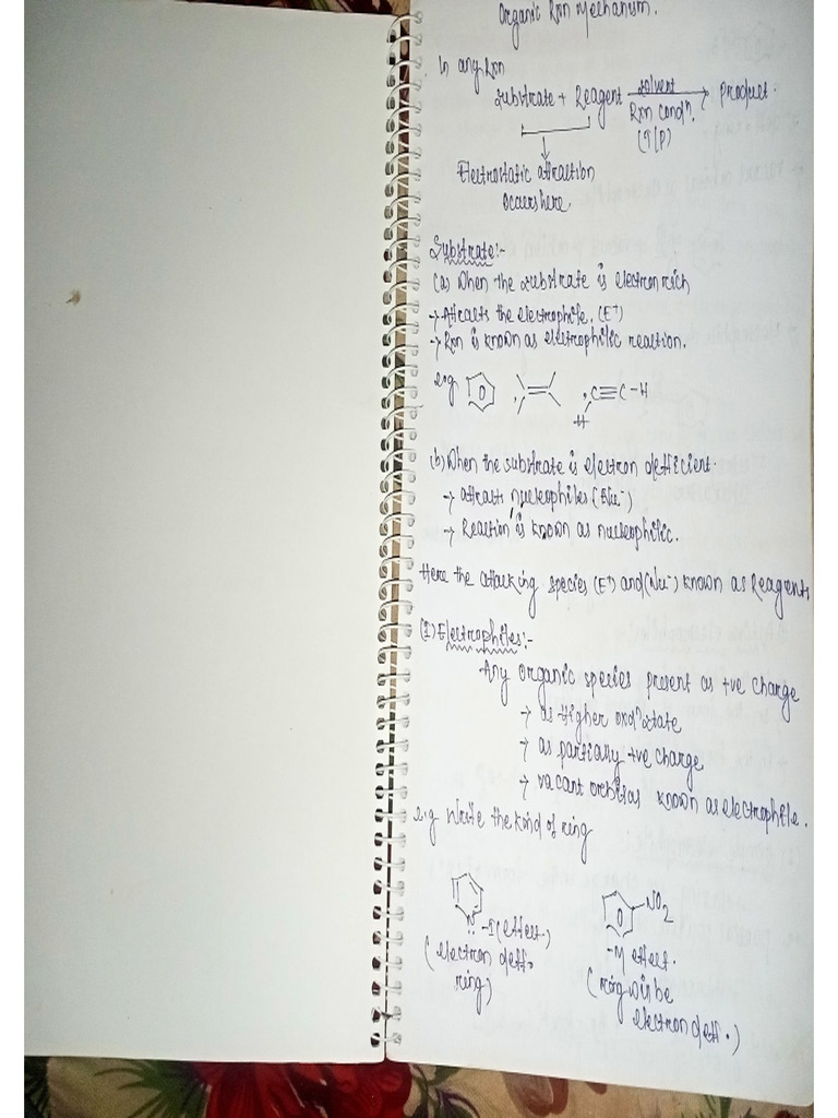 Organic Reaction Mechanism Pdf