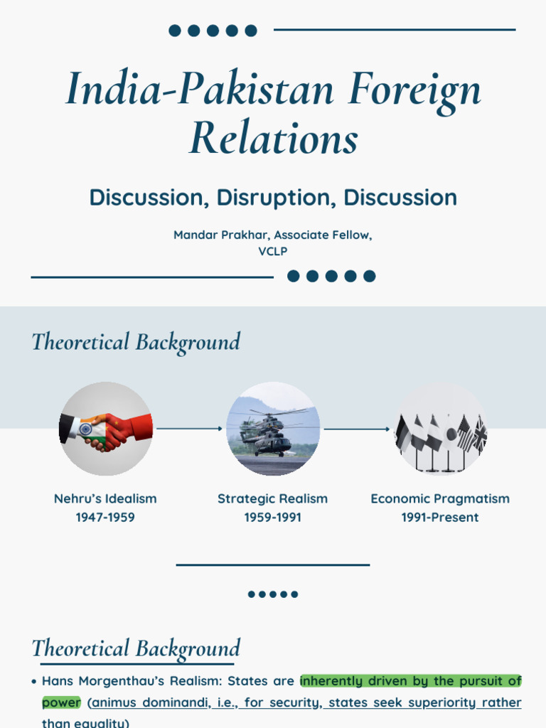 India-Pakistan Relations: A Historical Overview | PDF | Pakistan ...