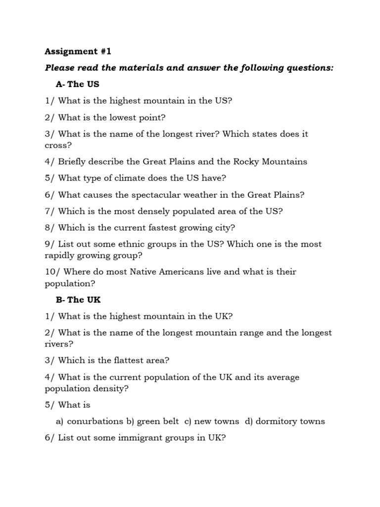 Assignment 1 | PDF