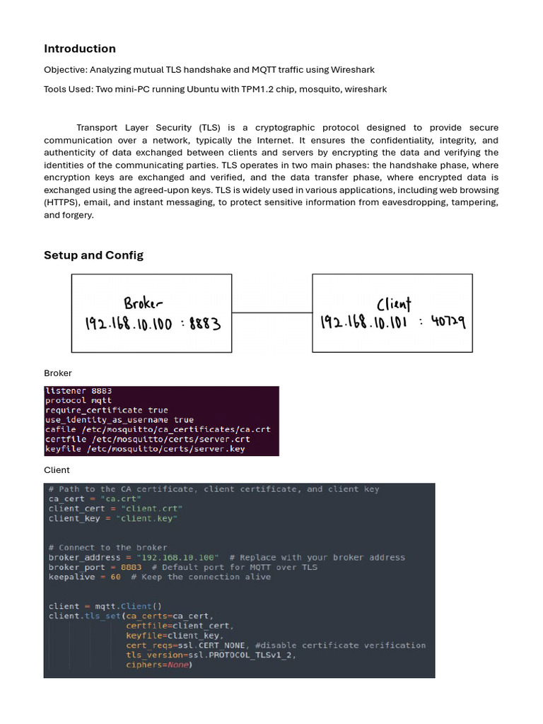 MQTT TLS | PDF | Transport Layer Security | Encryption