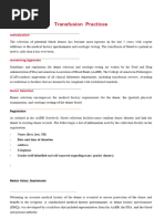 Blood Donor History Questionnaire Guide | PDF | Blood Donation | Blood ...
