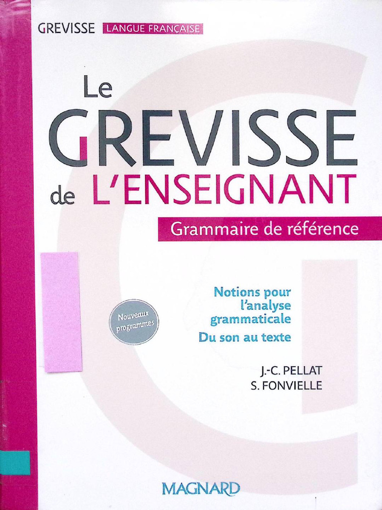 Grevisse Enseignant | PDF