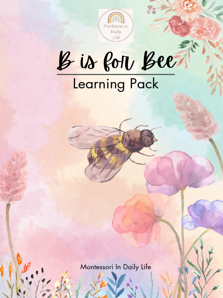B Is For Bee Learning Pack by Montessori in Daily Life | PDF ...