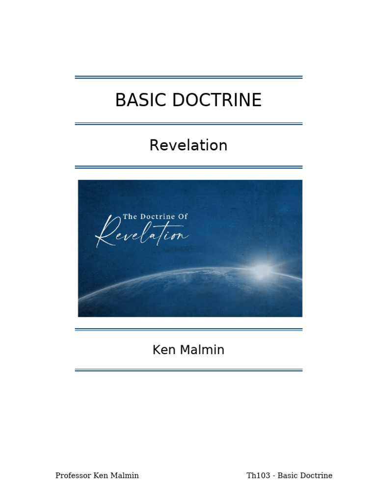 Lessons 3-6 | PDF | Revelation | God