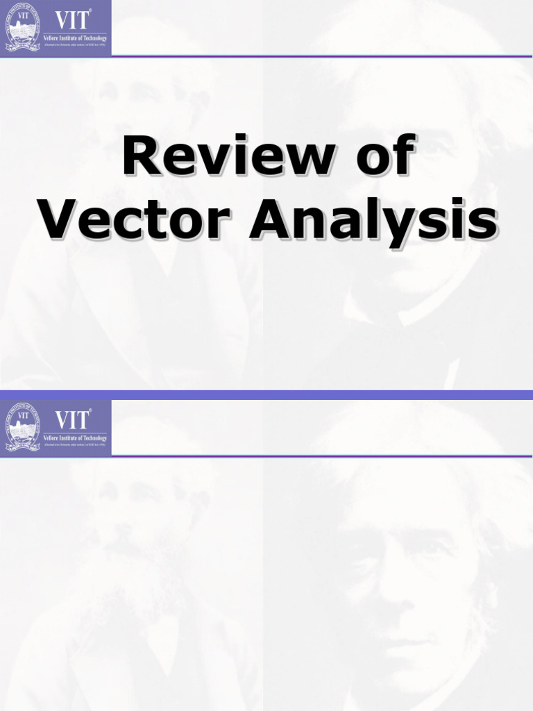 Lecture 2 3 4ReviewofVectorAnalysis | PDF | Euclidean Vector ...