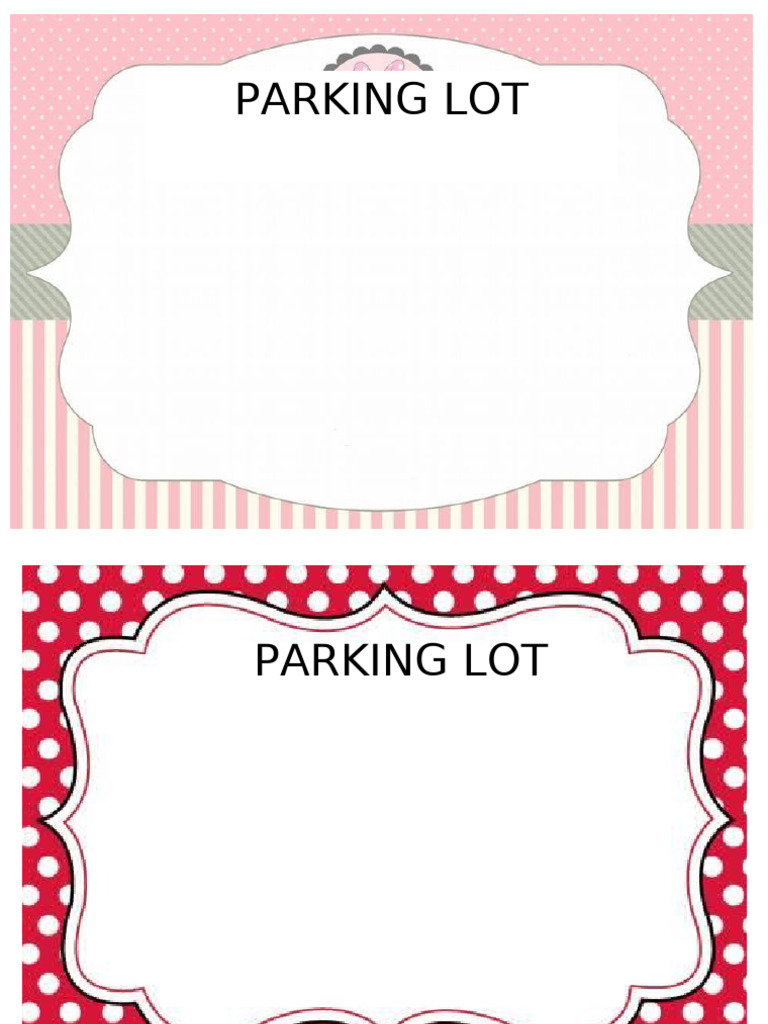 Parking Lot | PDF