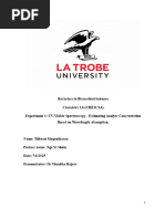 Molar Mass of Blue Dye #1 in Gatorade | PDF | Molar Concentration ...