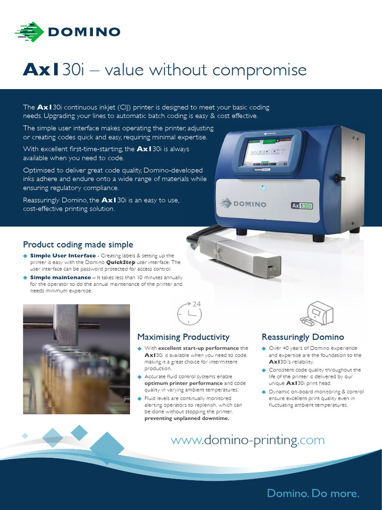 Ax130i-Product-Brochure | PDF | Printer (Computing)