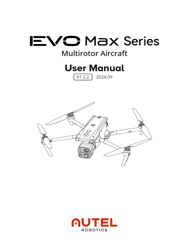 EVO Max Multirotor Aircraft Manual | PDF | Unmanned Aerial Vehicle ...