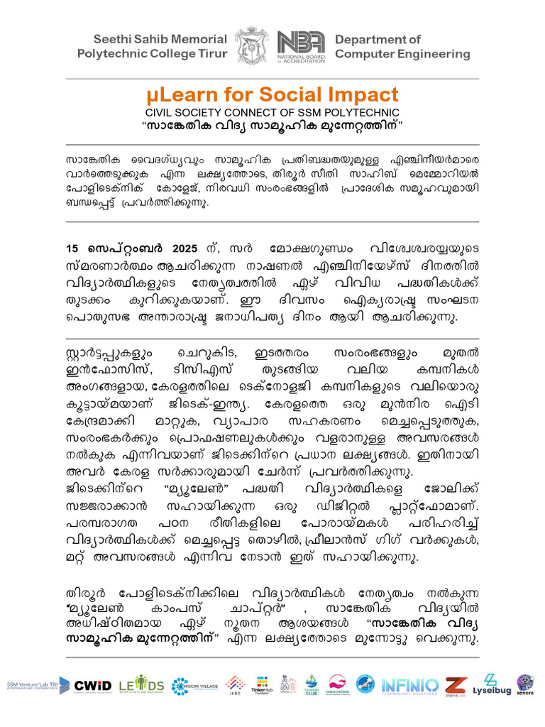 SSM Social Impact Projects 15 September 2025 (MAL) Final | PDF