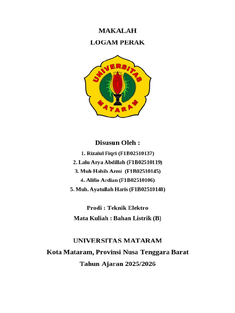 Sifat dan Manfaat Logam Perak | PDF