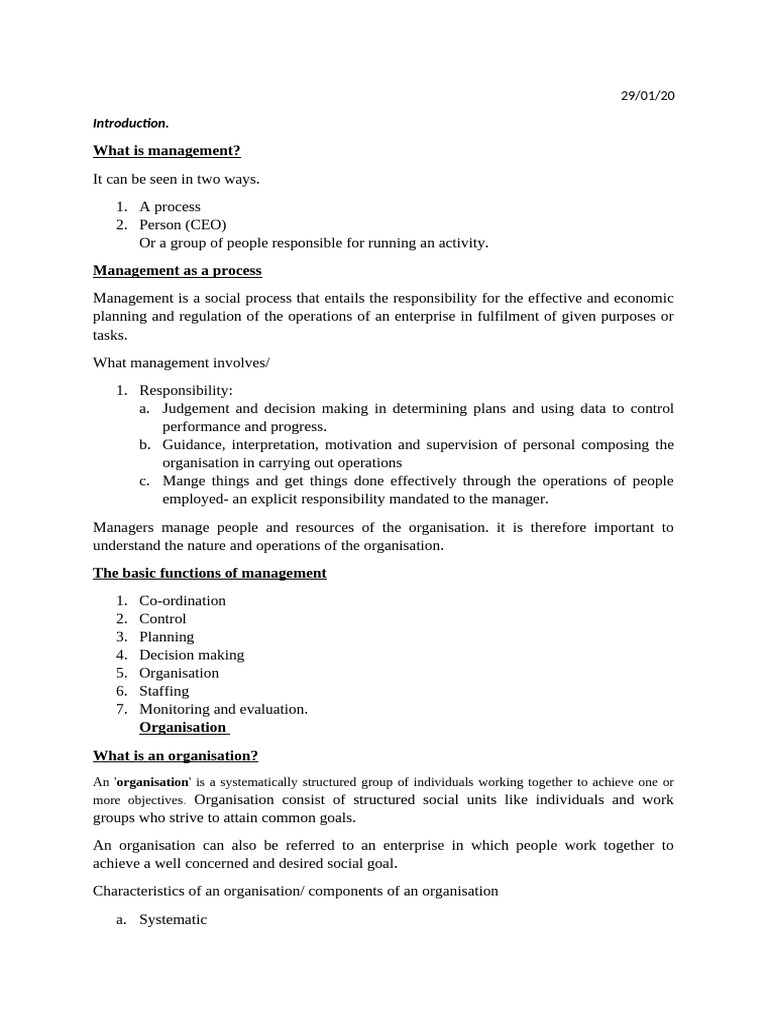 Understanding Management and Organization | PDF | Communication | Goal