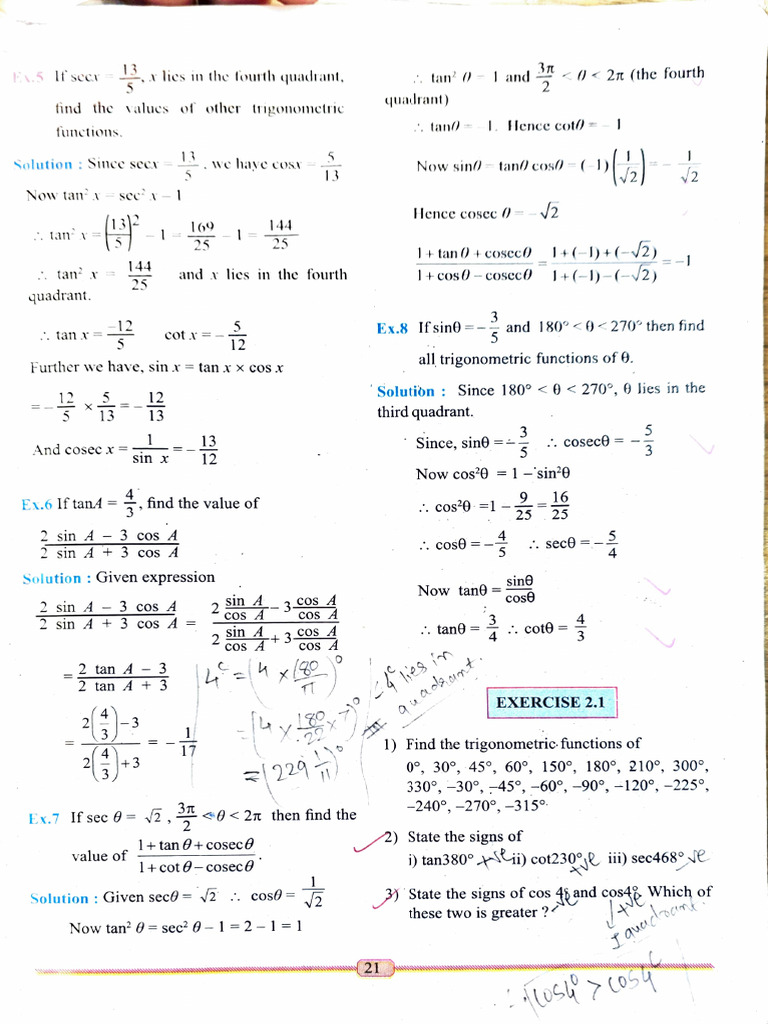 Trigonometry 1 | PDF | Trigonometry | Elementary Geometry