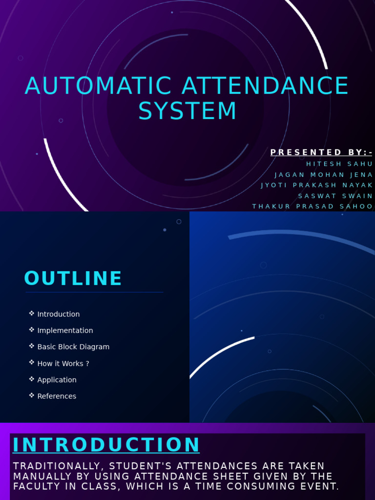Automated Attendance System Overview | PDF | Human Communication ...