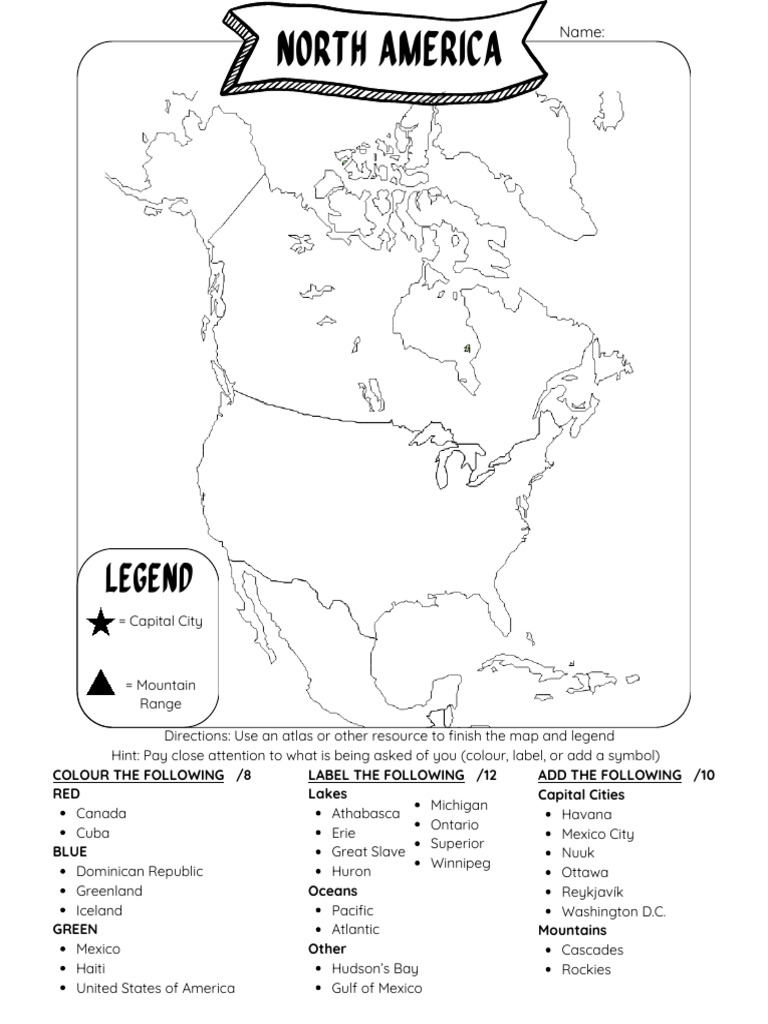 Where in the World (North America) (3) | PDF | North America | Physical ...