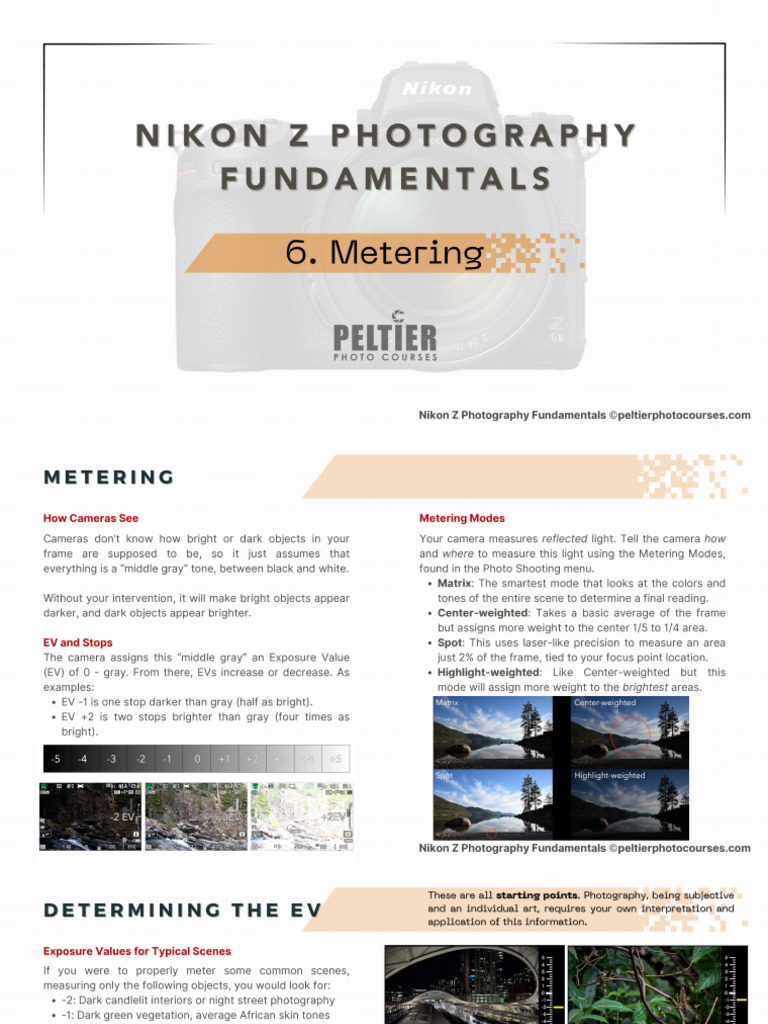 6xWwl9oQ7uIFzIiTUU7D - Nikon 6 Metering | PDF