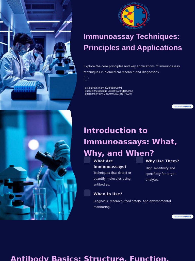 Immunoassay Techniques Overview | PDF | Immunoassay | Immunohistochemistry