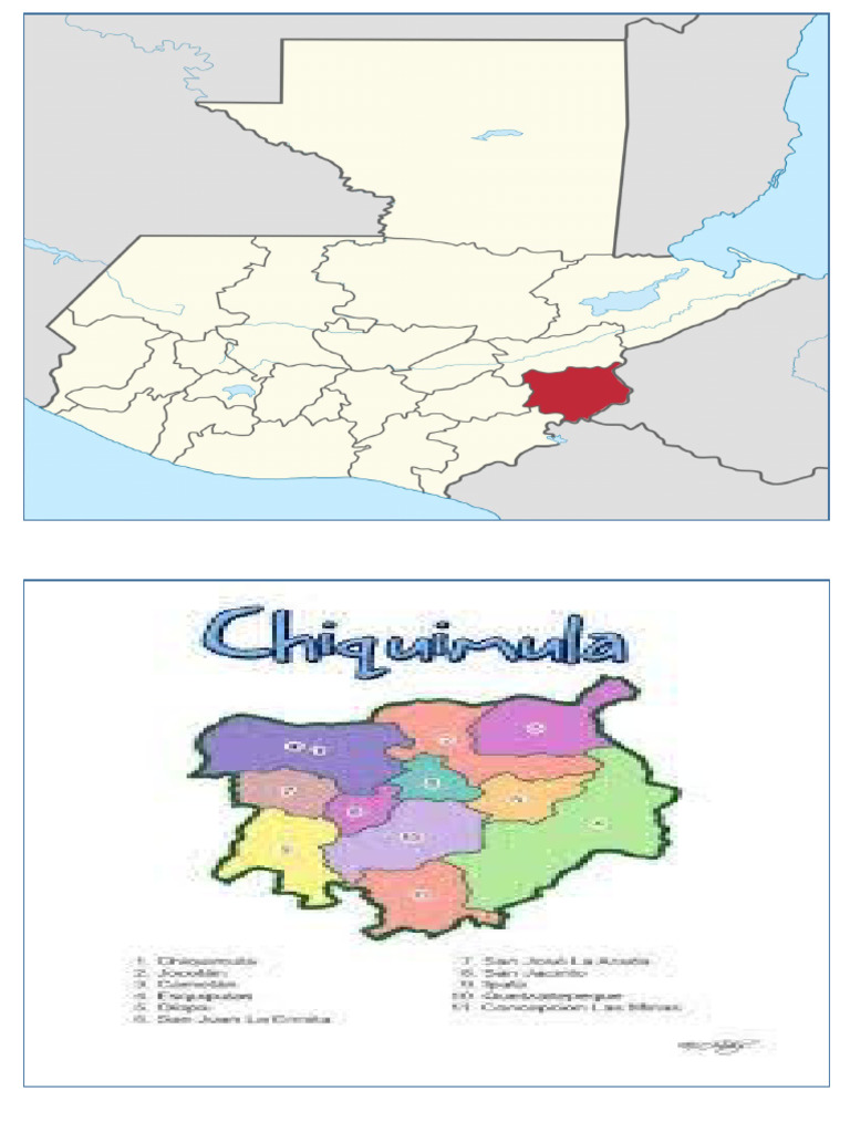 Mapa de Chiquimula | PDF