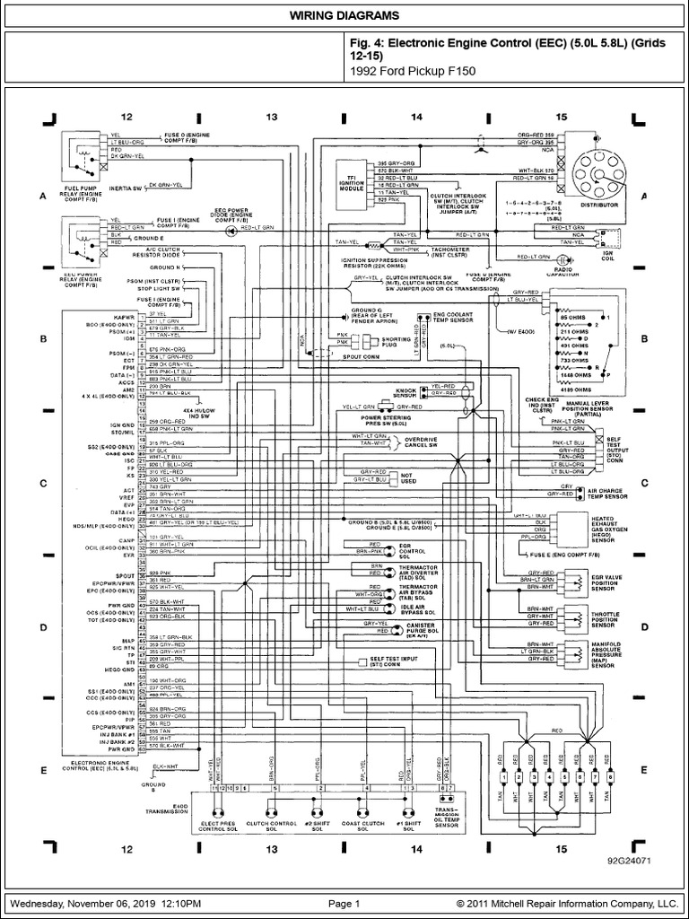 Ford 302 Engine Wiring Diagram | PDF