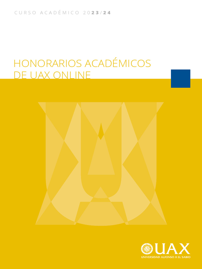 Precios y Honorarios UAX 2023/2024 | PDF | Licenciatura