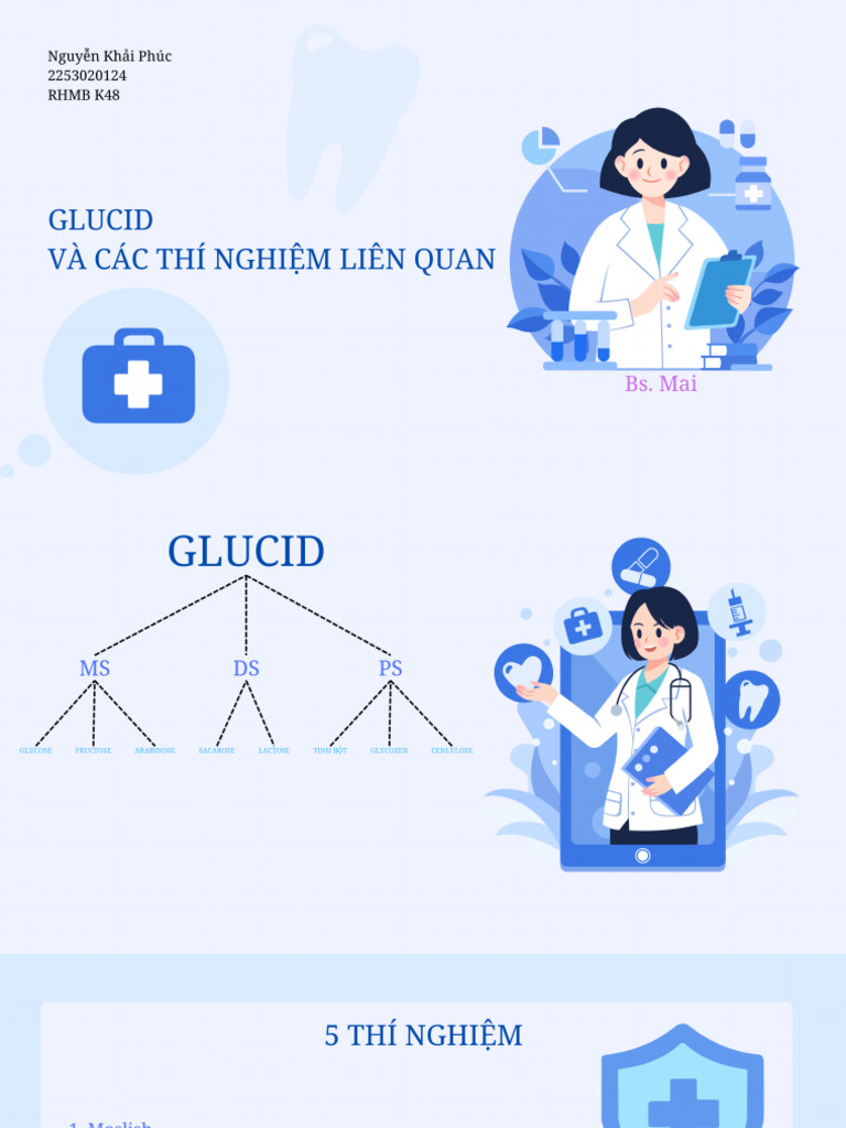 Glucid Và Các Thí Nghiệm Liên Quan | PDF
