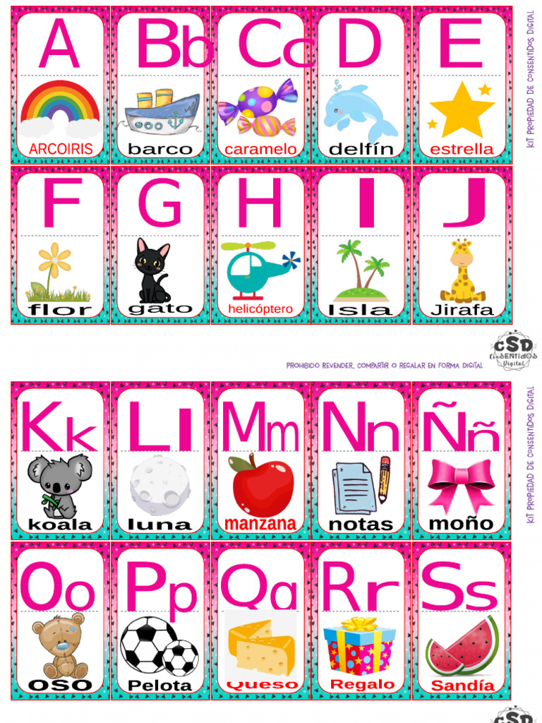 Abecedario Unicornio | PDF