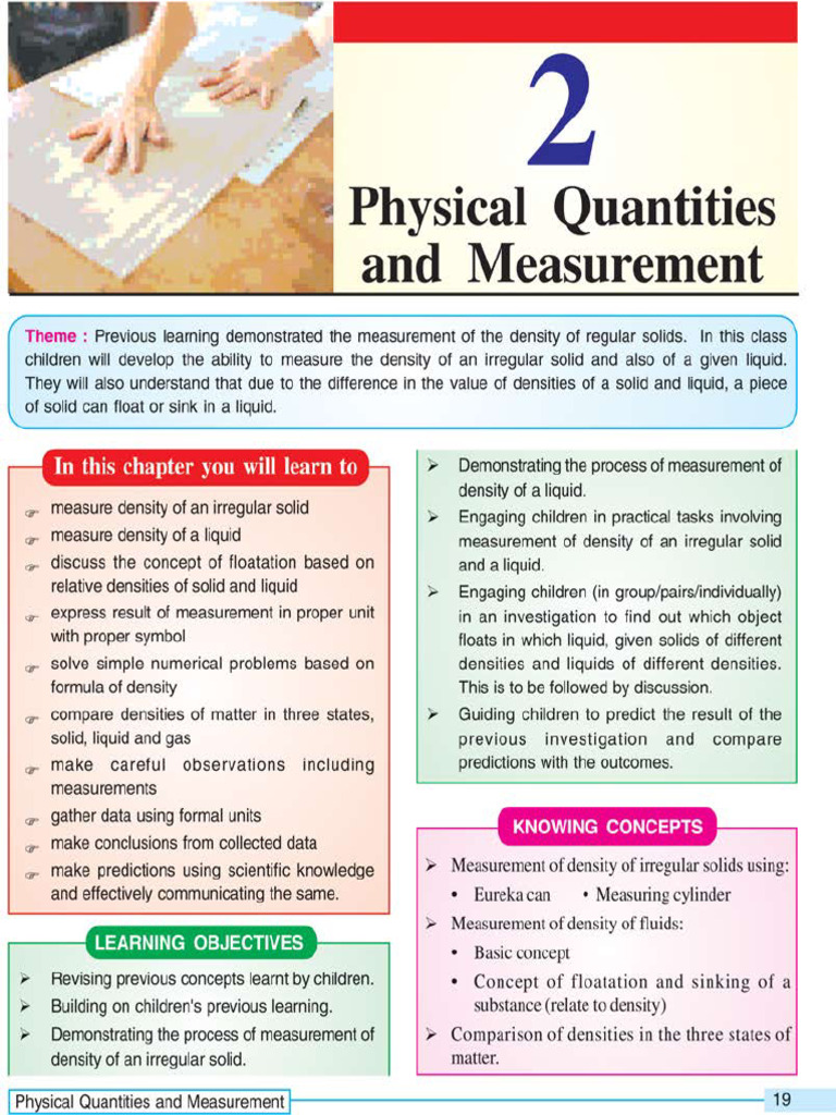 Ch-2 Physical Quantities and Measurement | PDF