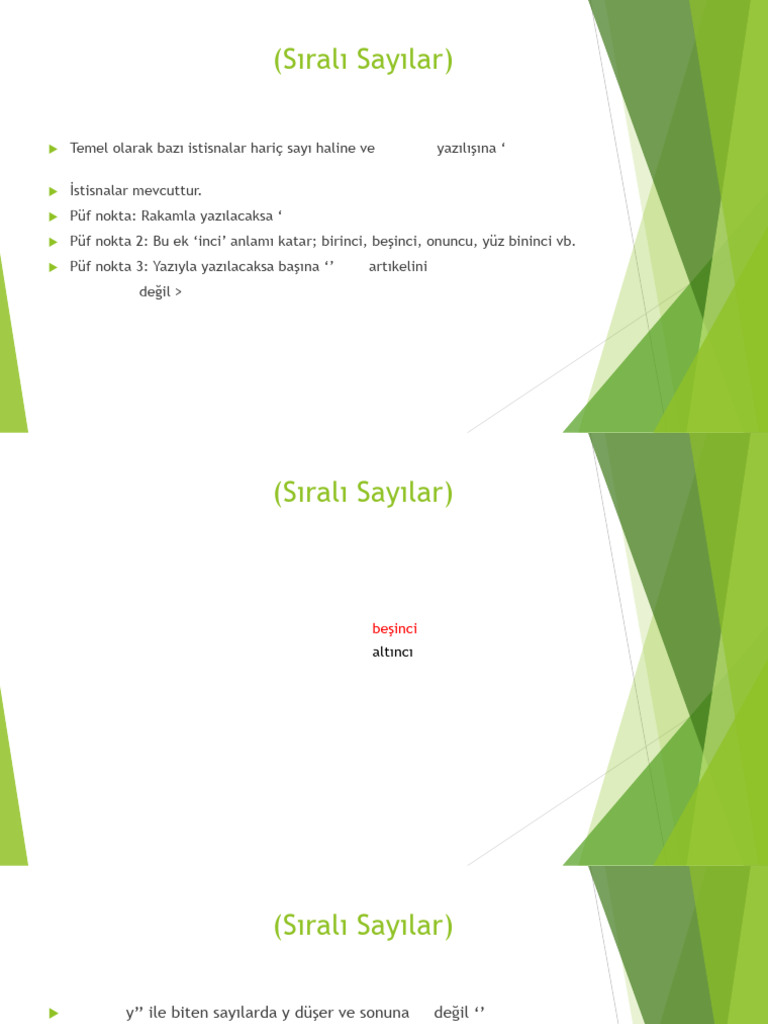 Ordinal+Numbers+Ve+Frequency+Numbers | PDF