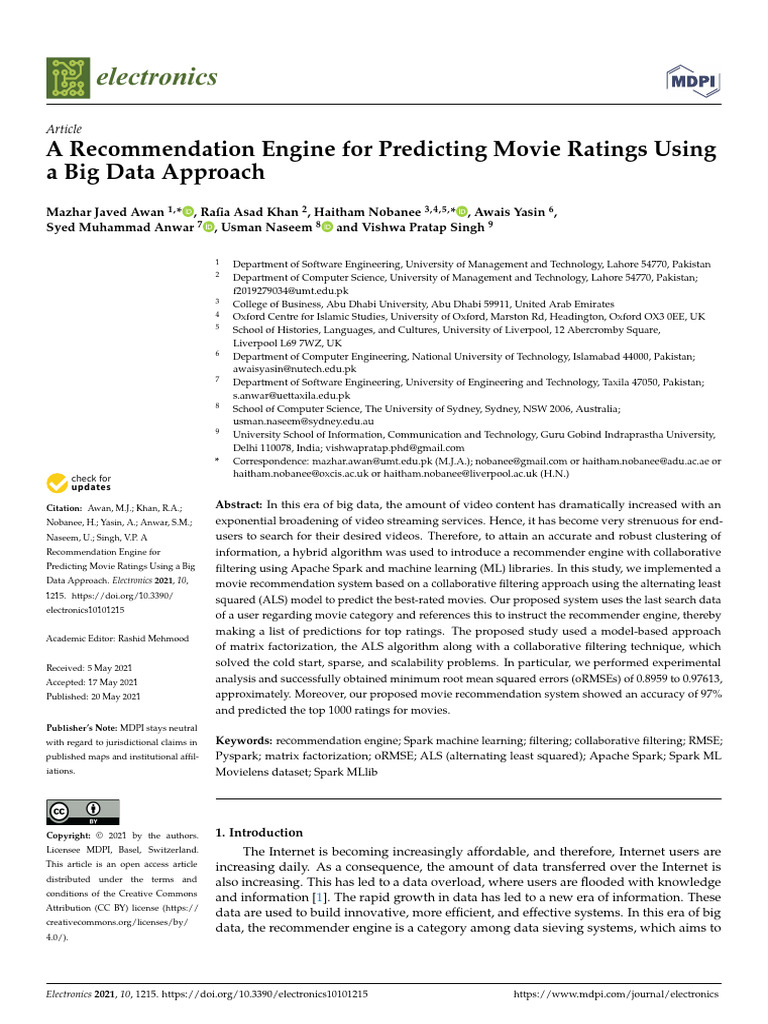 Derp 1 | PDF | Apache Spark | Machine Learning