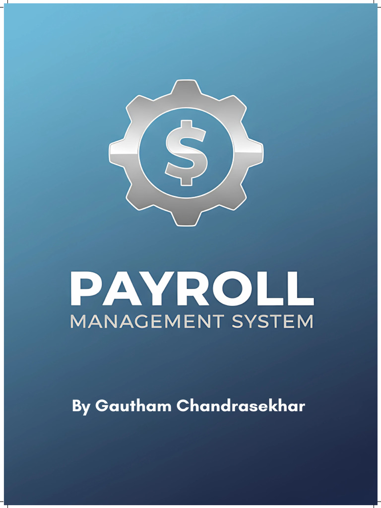 Payroll Management System Program | PDF | Computer Engineering | Software