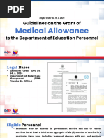 DepEd Medical Allowance Guidelines | PDF | Health Maintenance Organization