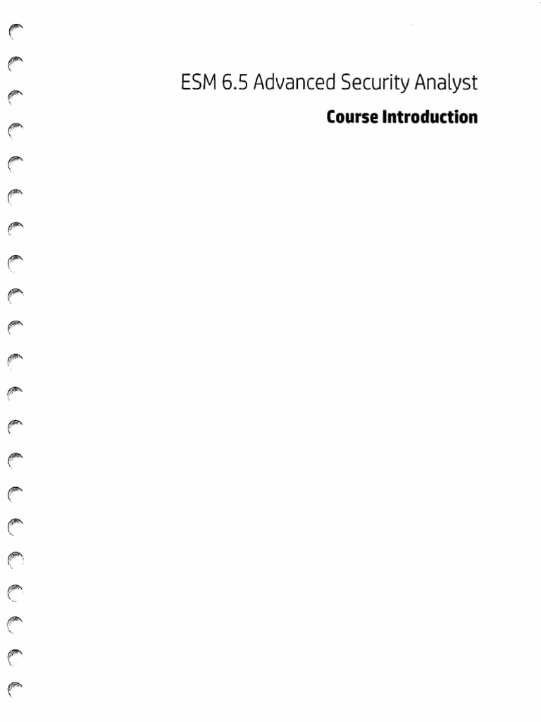 ArcSight ESM 6.5 Adv Sec Analyst AdvSA.v1 | PDF | Ip Address | Computing