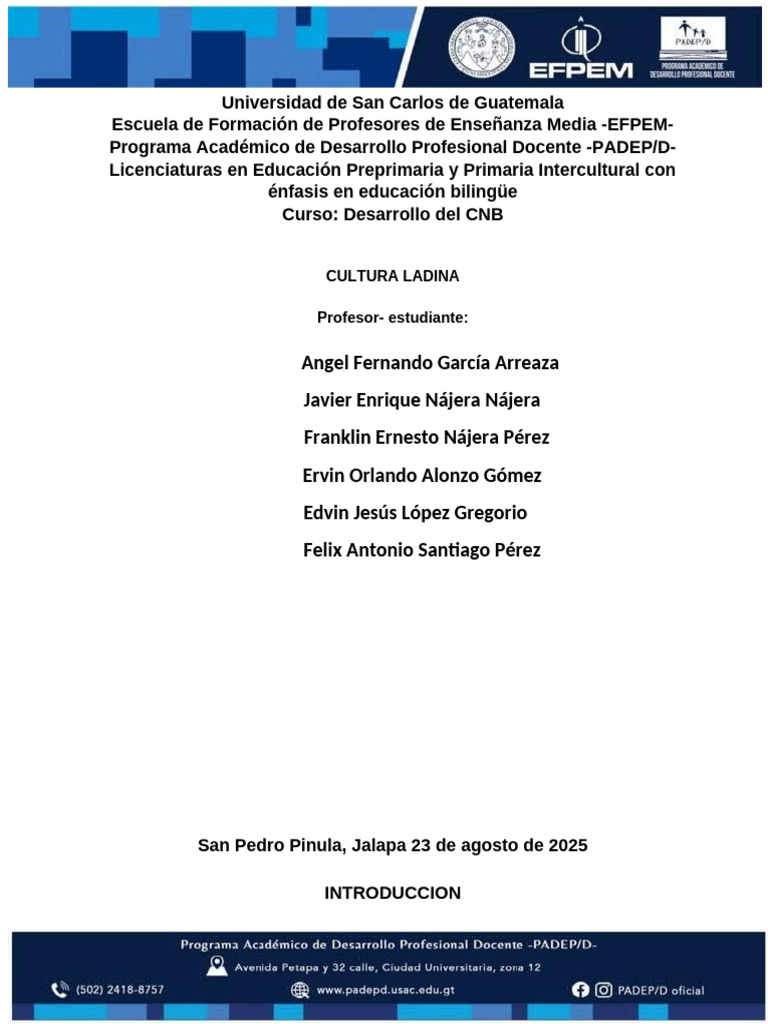 Cultura Ladina en Guatemala: Identidad y Religión | PDF | Guatemala ...