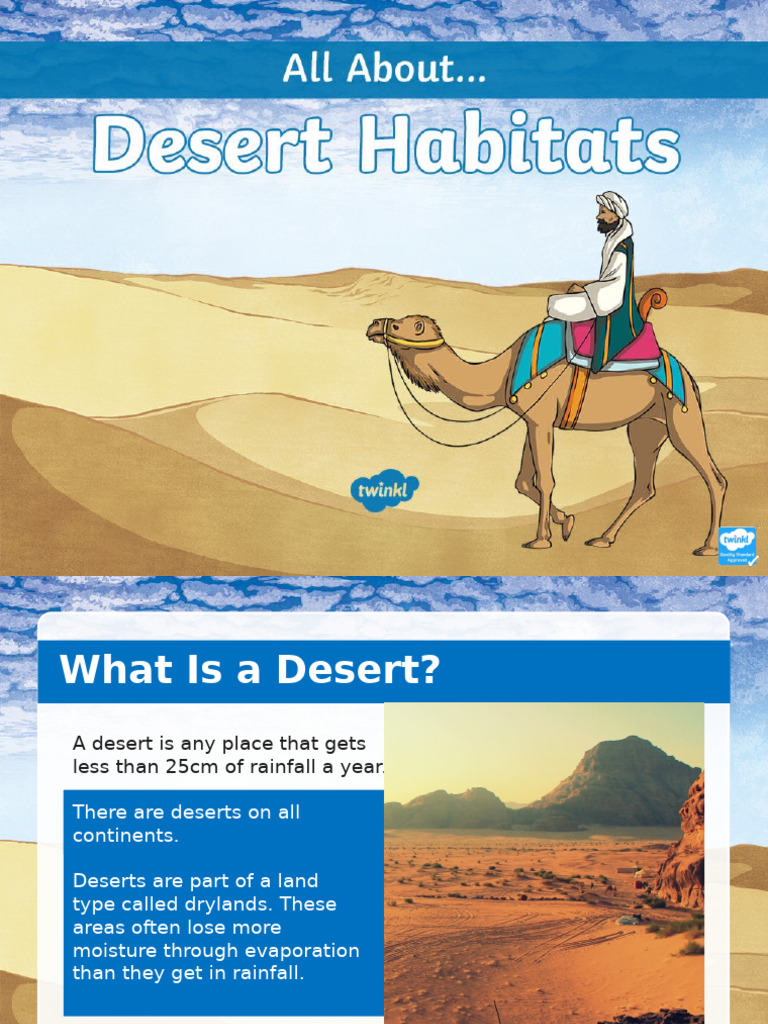 t2 G 2567192 All About Desert Habitats Powerpoint - Ver - 3 | PDF ...