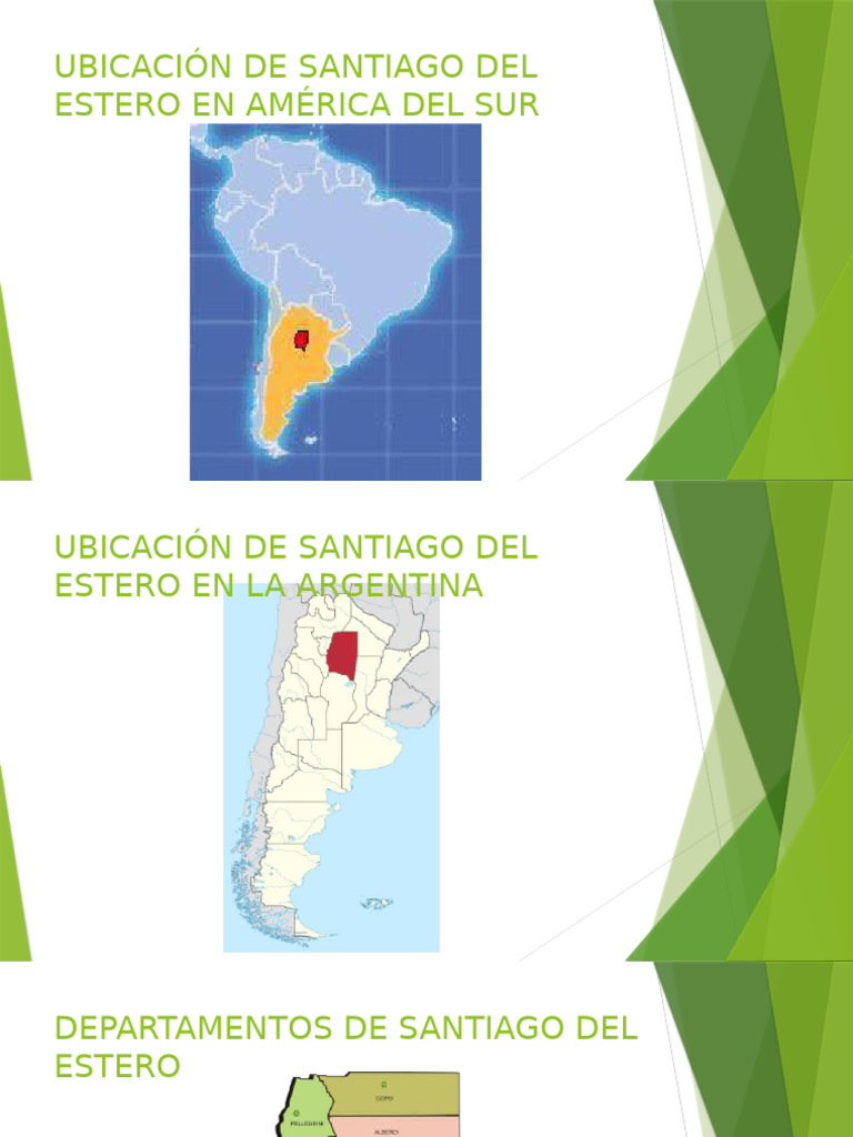 Presentacion de Santiago Del Estero | PDF