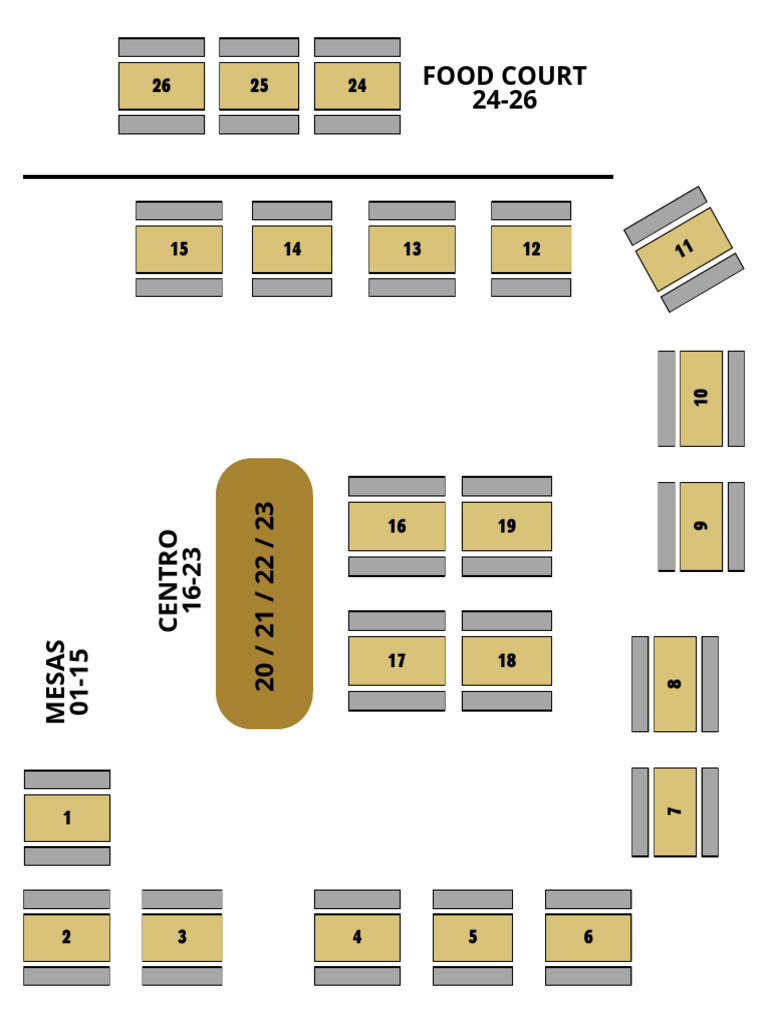 MAPA Números Mesas Zona 4 | PDF