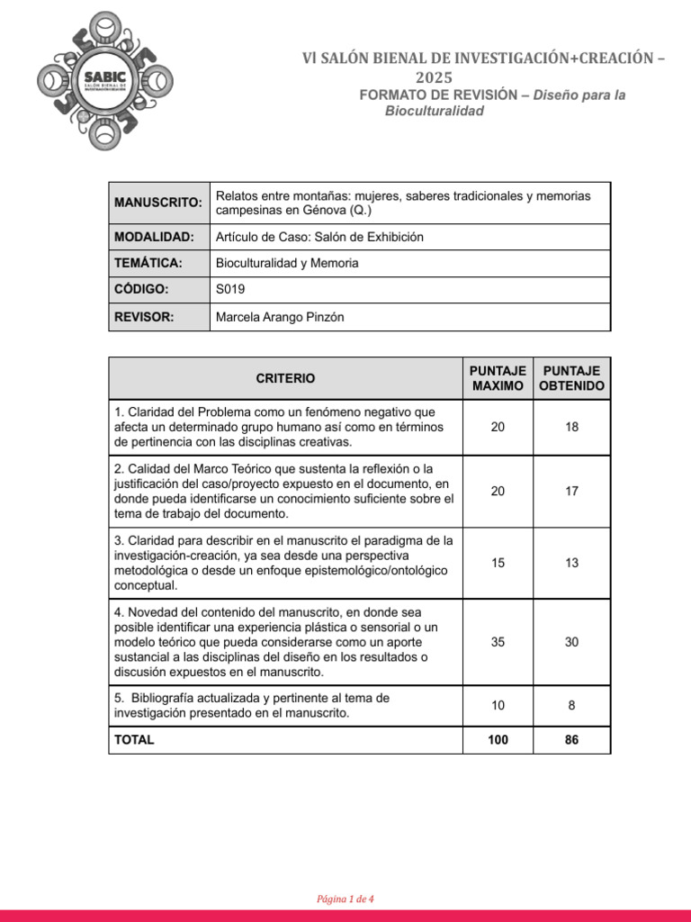 Formato Revision Manuscritos Sabic-2025-S019 | PDF | Diseño