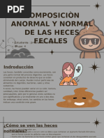 Tipos y características de las heces | PDF | Heces | Especialidades Medicas