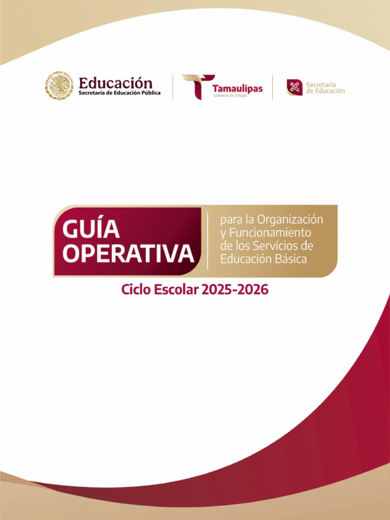 Guía Operativa para La Organización y Funcionamientos de Los Servicios de Educación Básica | PDF ...
