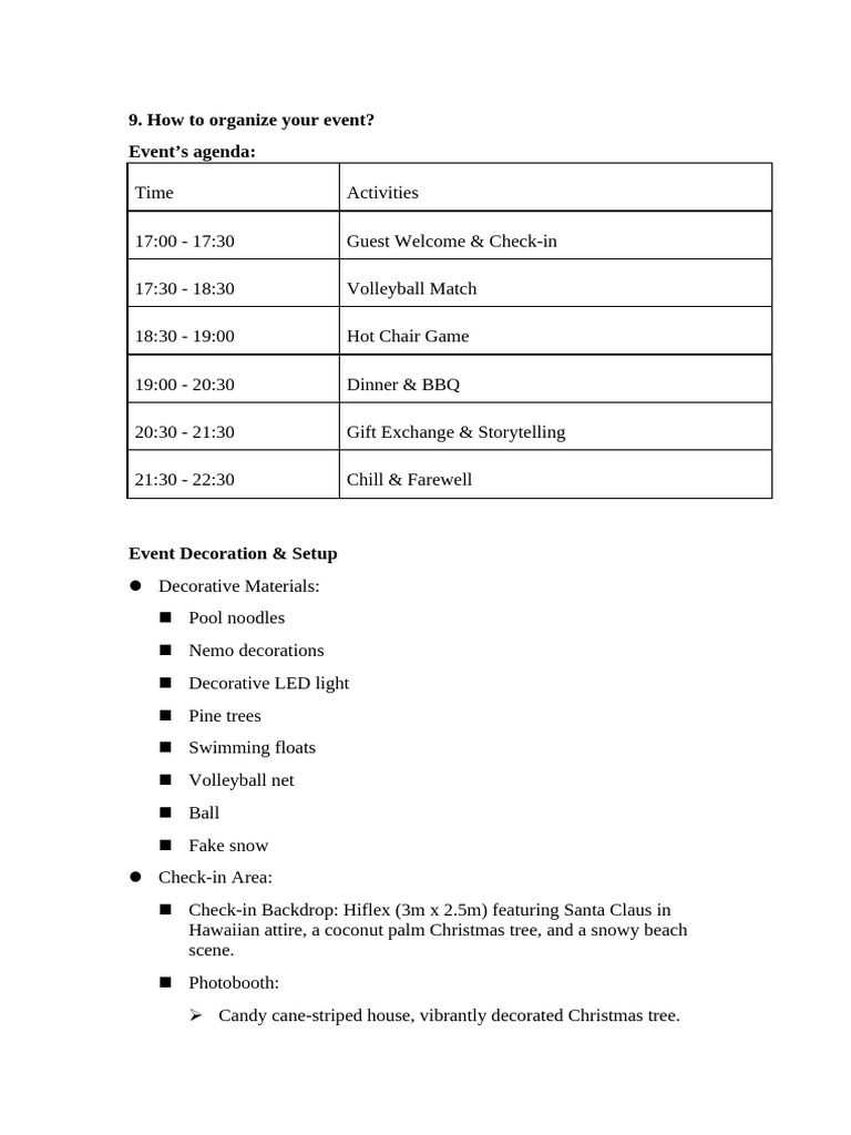 How To Organize Your Event | PDF