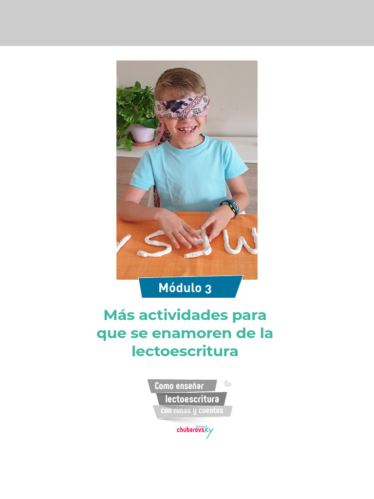 Actividades para enamorar a niños de la lectoescritura | PDF | Ritmo ...