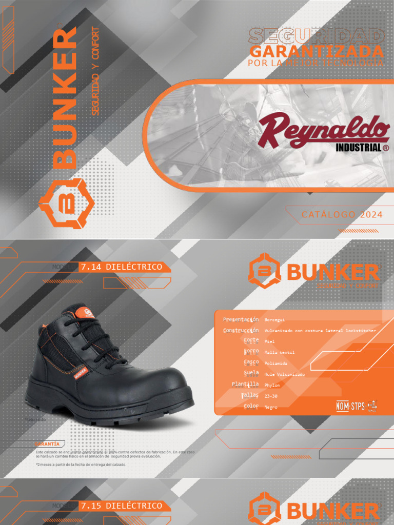 Catálogo Botas Bunker 2024 | PDF | Calzado | Cuerpo humano