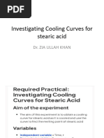 Cooling Curve Analysis of Stearic Acid | PDF | Temperature | Liquids