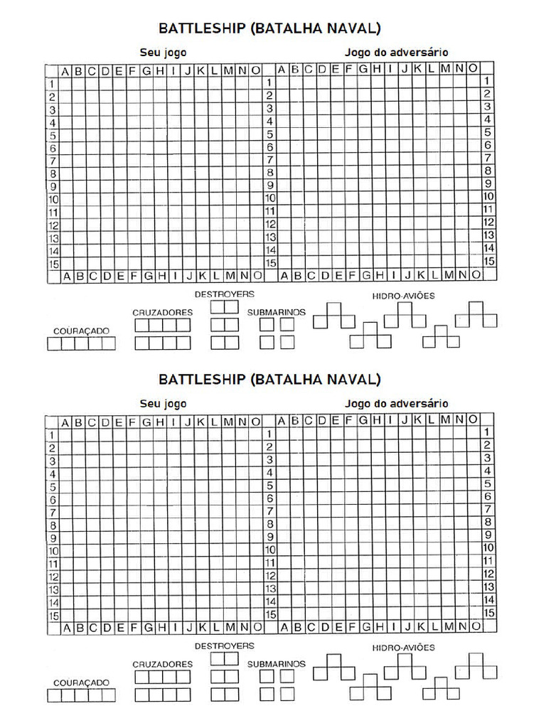 Battleship Batalha Naval | PDF
