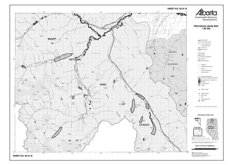 Alberta Provincial Base Map Overview | PDF | Road Transport | Land ...