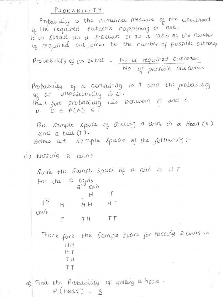 S4. Maths - Probability | PDF