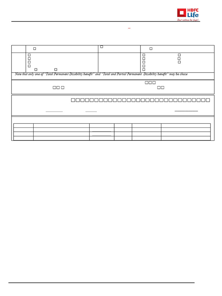 CP+GTI JL Regulated Full UW Form MEF | PDF | Insurance | Life Insurance