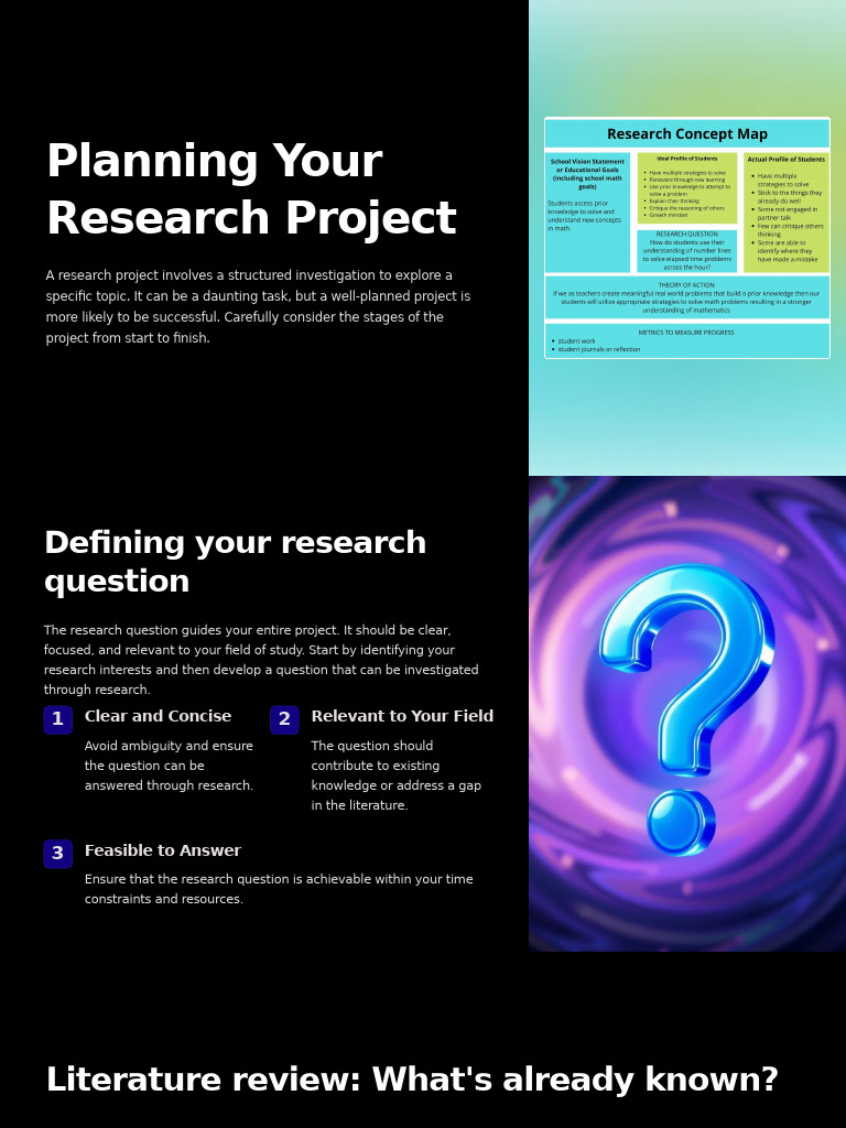 Planning Your Research Project | PDF | Survey Methodology | Data