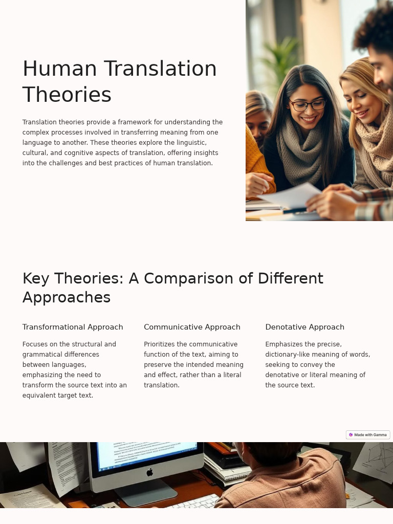 Human Translation Theories | PDF | Semantics | Translations