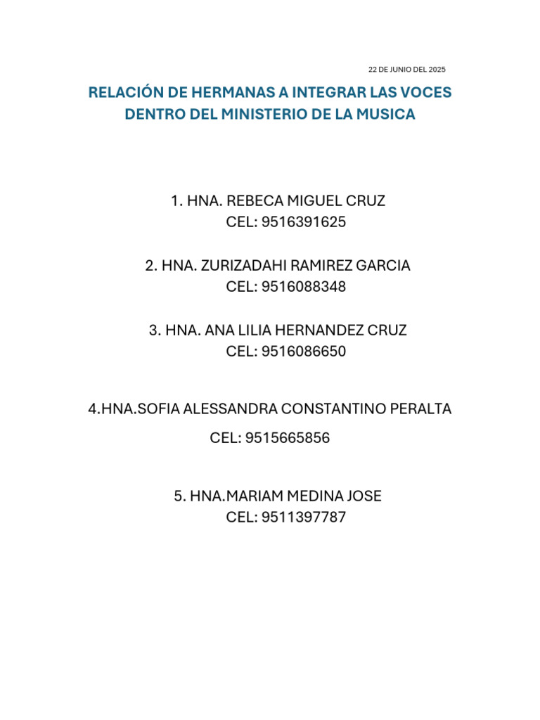 Voces | PDF